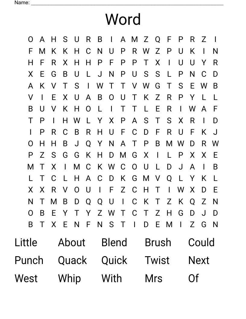 Word Word Search - WordMint