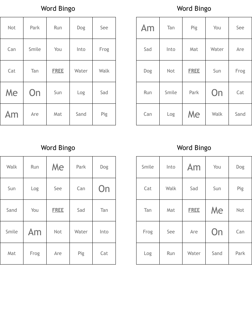 Word Bingo - WordMint