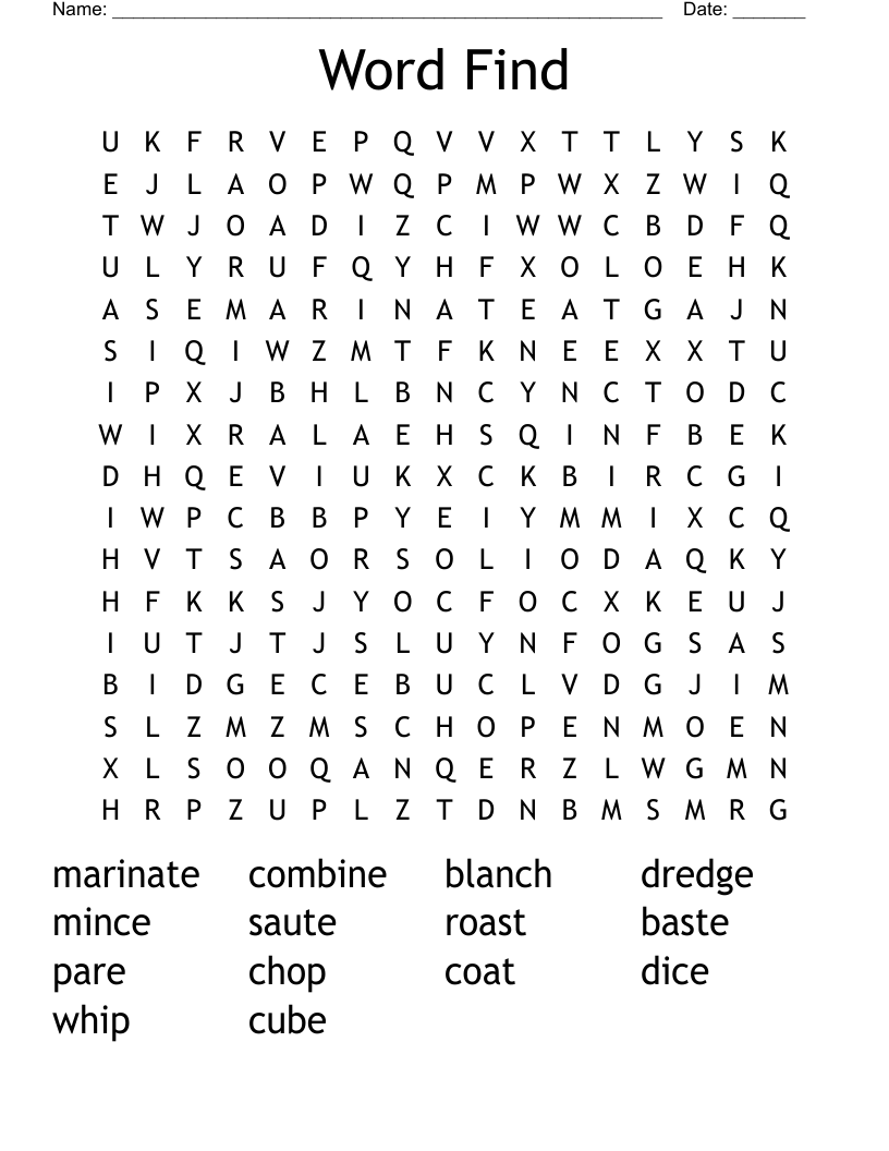Word Find Word Search WordMint