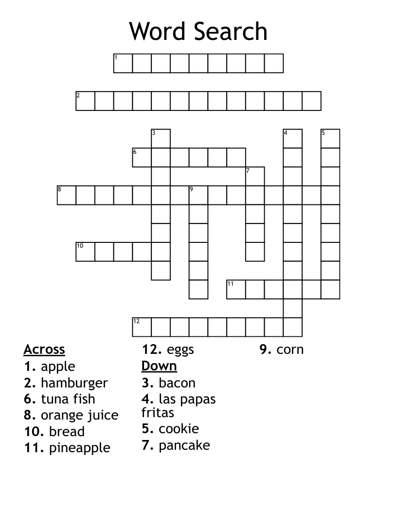Word Search Crossword WordMint