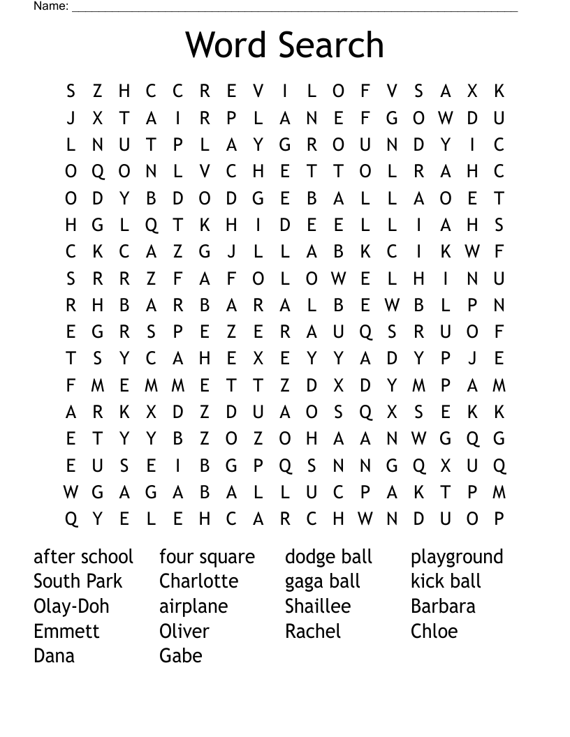 Word Search Word Search - WordMint