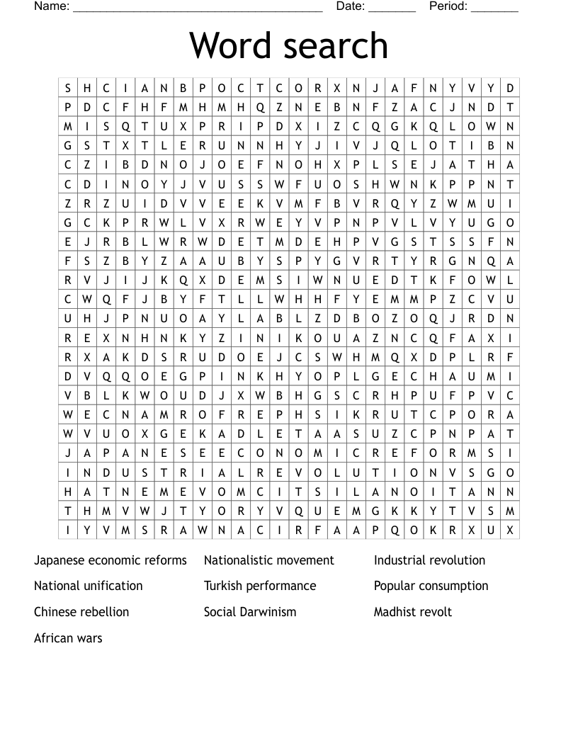 Word Search WordMint