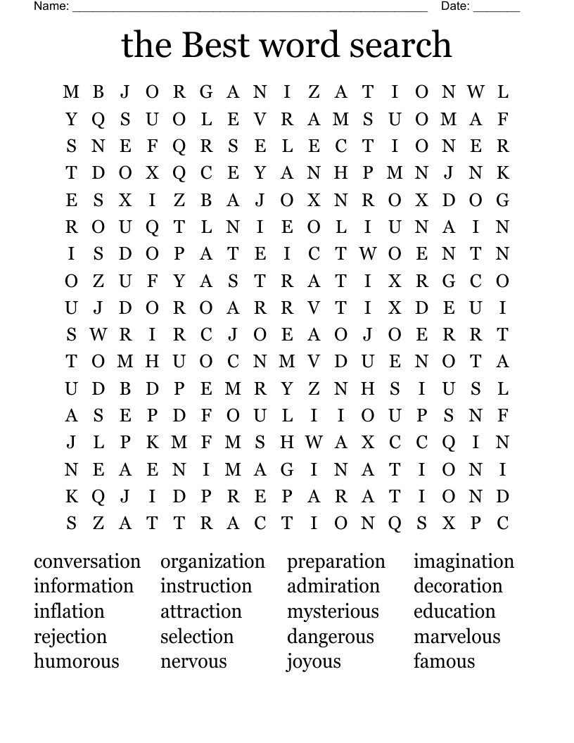 The Best Word Search WordMint